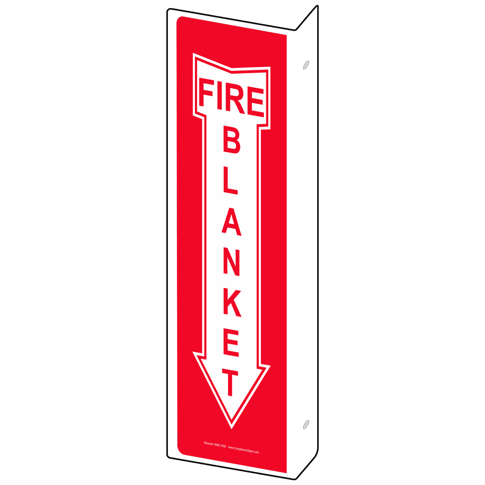 Fire Blanket Sign NHE-7550 Fire Safety / Equipment