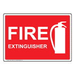 Fire/Emergency - Fire Extinguisher Signs and Labels