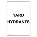 Fire/Emergency - Fire Hose/Hydrant Signs and Labels