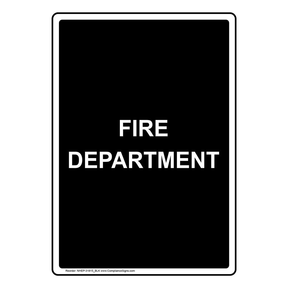 Portrait Fire Bucket Sign With Symbol NHEP-31813_RED