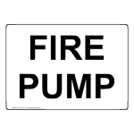 Fire/Emergency - Fire Sprinkler Signs and Labels