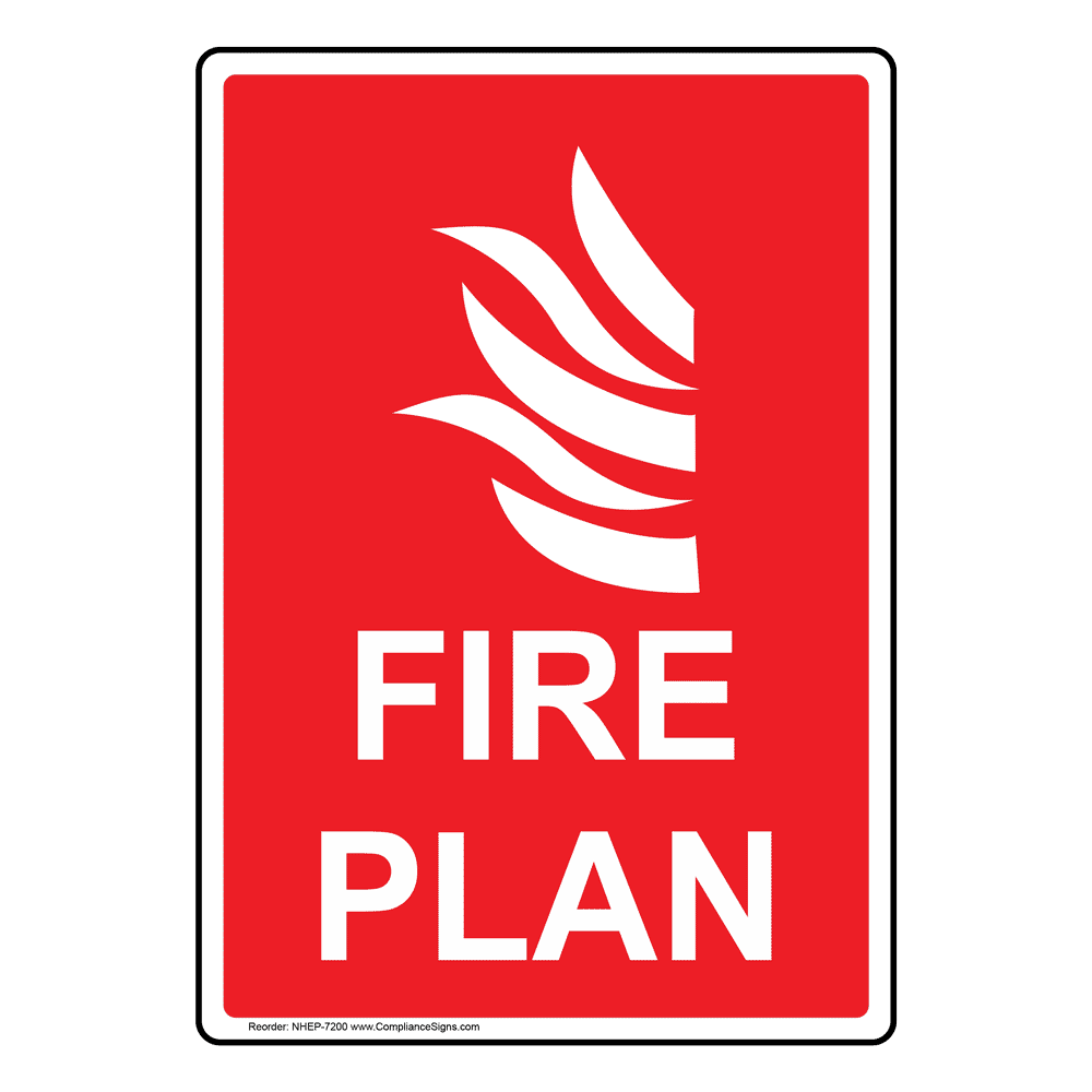 Portrait Fire Department Connection With Down Arrow Custom Address Sign ...