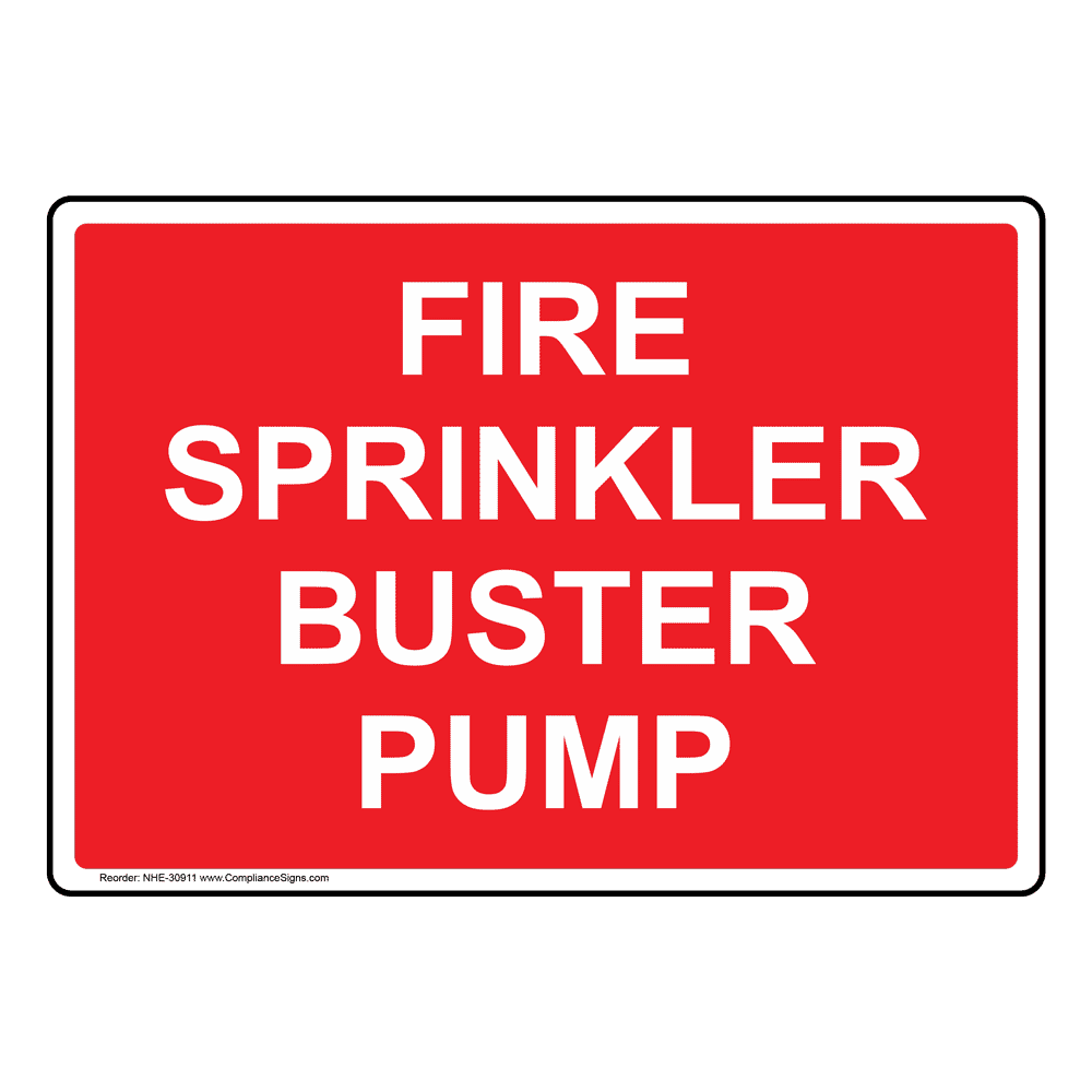 Sprinkler Pump House Sign at Jake Town blog
