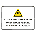 Electrical - Static & Grounding Signs and Labels