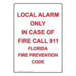 Fire/Emergency - Emergency Contact Signs and Labels