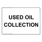 Chemical - Used / Waste Oil Signs and Labels