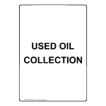 Chemical - Used / Waste Oil Signs and Labels