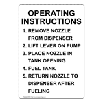 Fuel Tank Labels Safety Signs from ComplianceSigns.com