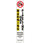 Pipeline/Utility - Gas Pipeline Signs and Labels