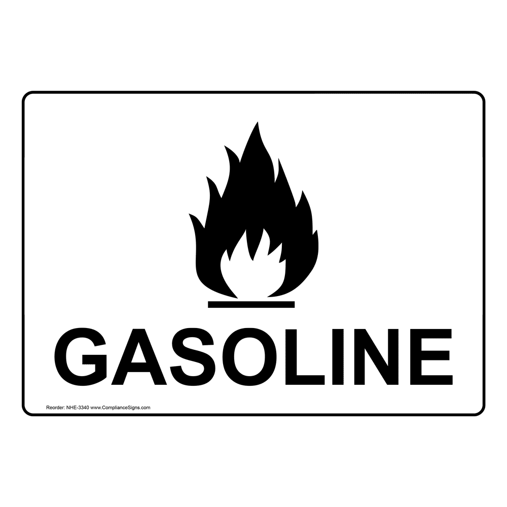 Gasoline Sign NHE-3340 Gasoline
