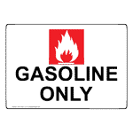 Chemical - Gasoline Signs and Labels