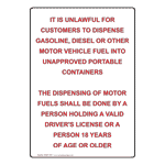 Chemical - Diesel Signs and Labels