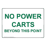 Parks/Recreation - Golf Signs and Labels