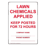 Chemical - Herbicide & Pesticide Signs and Labels