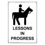 Parks/Recreation - Horseback Riding Signs and Labels