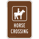 Parks/Recreation - Horseback Riding Signs and Labels