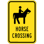 Parks/Recreation - Horseback Riding Signs and Labels