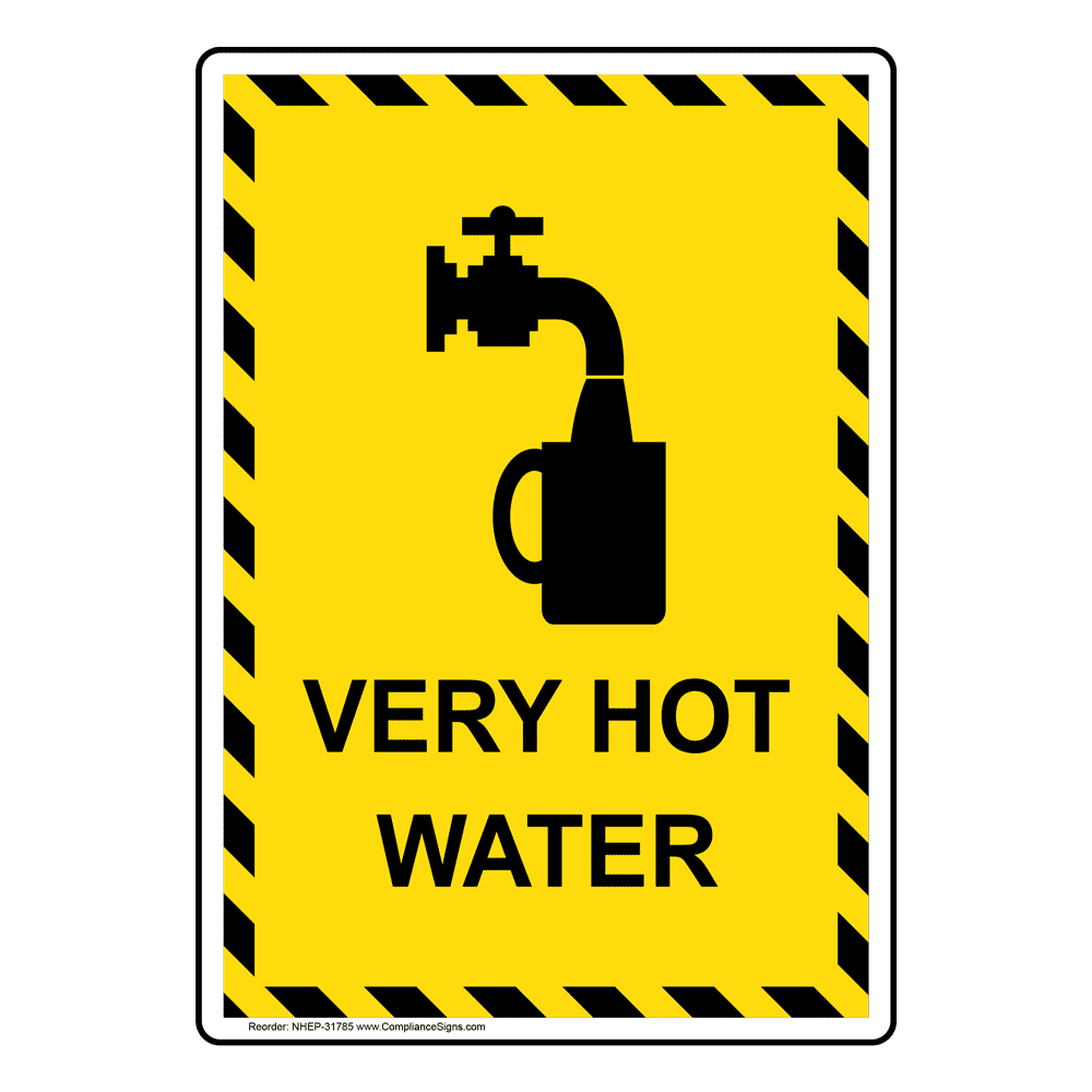 Hot Water Sign
