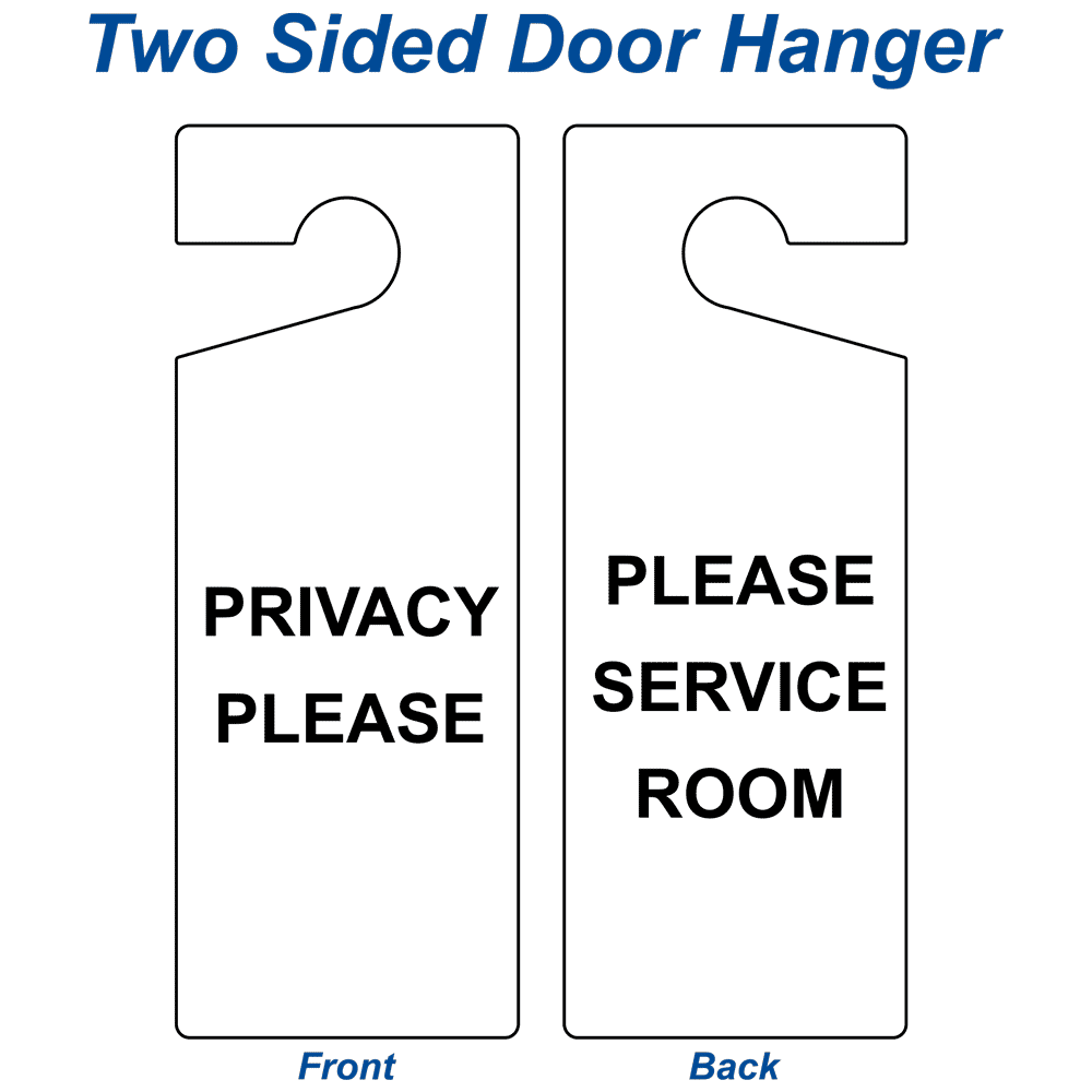 Privacy Please Service Room Sign NHE-18098 Housekeeping