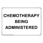 Chemotherapy Safety Signs from ComplianceSigns.com