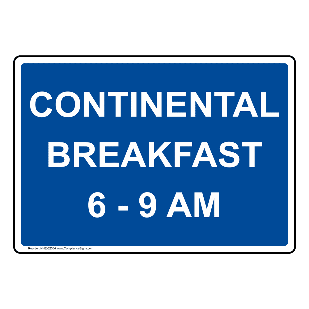 Clean Your Tables Sign NHE-30617