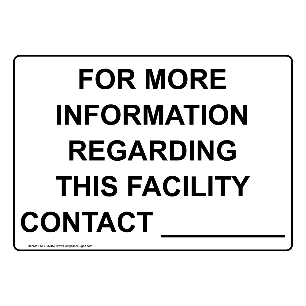 Dirty Area Sign NHE-32364