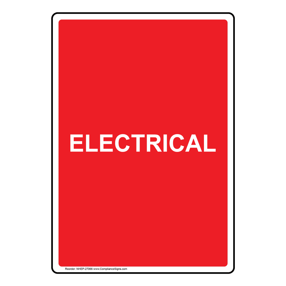 Electrical Sign NHE-27066