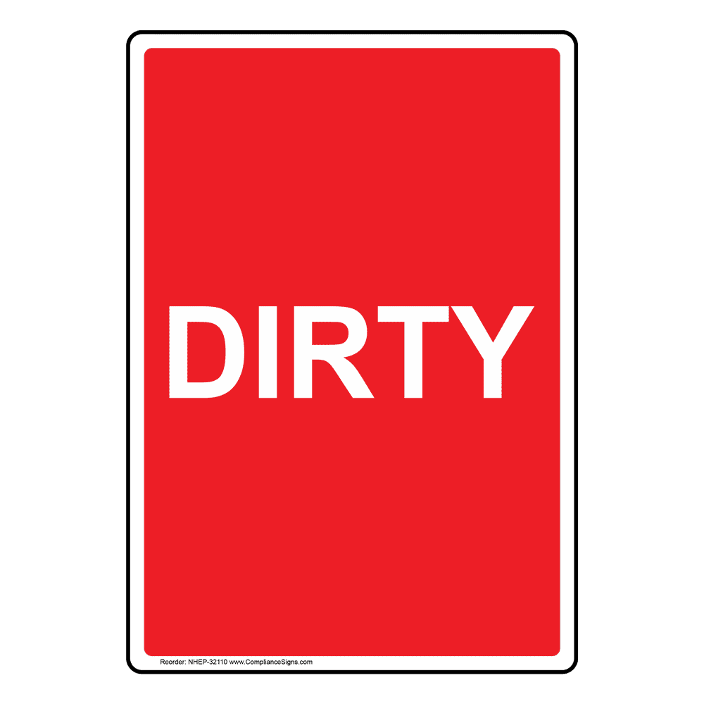Dirty Sign NHE-32110