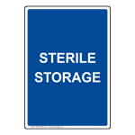 Sterile Safety Signs from ComplianceSigns.com