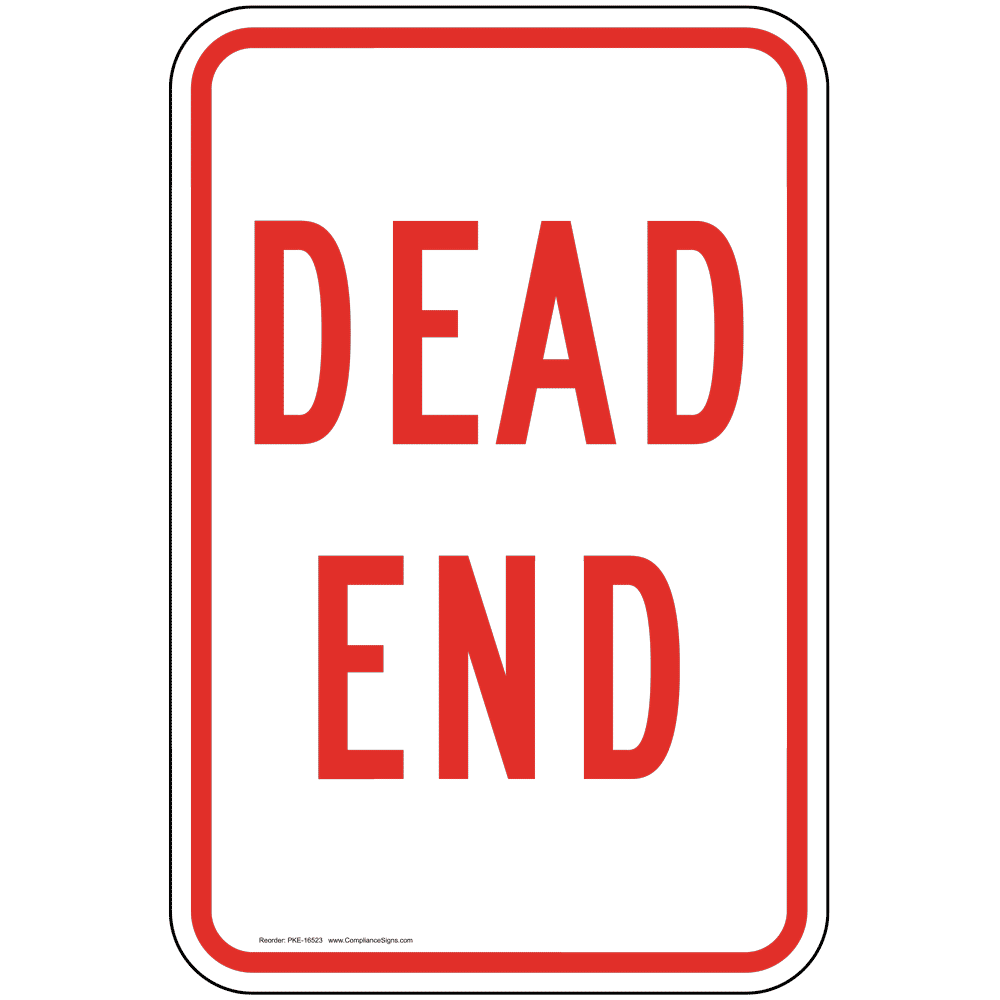 Dead End Sign PKE-16523 Information
