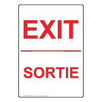 International / Bilingual - English and French Signs
