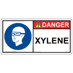 Chemical - Xylene SDS Signs and Labels
