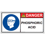 Chemical - Phosphoric Acid SDS Signs and Labels
