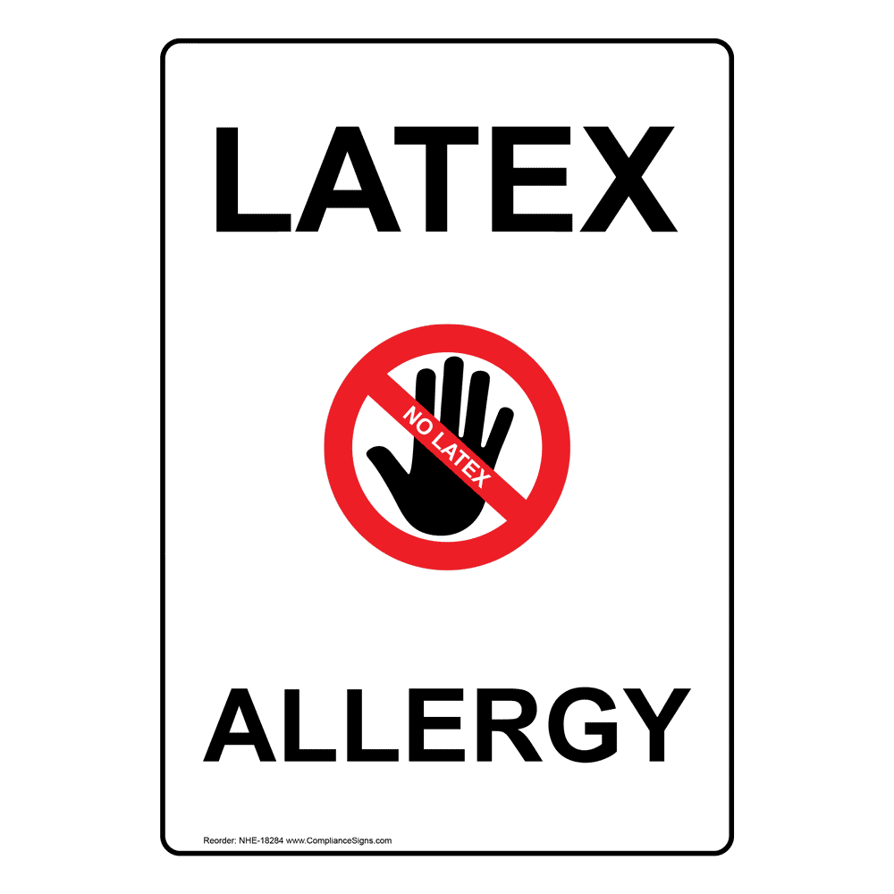Free Printable Allergy Signs - Templates Printable