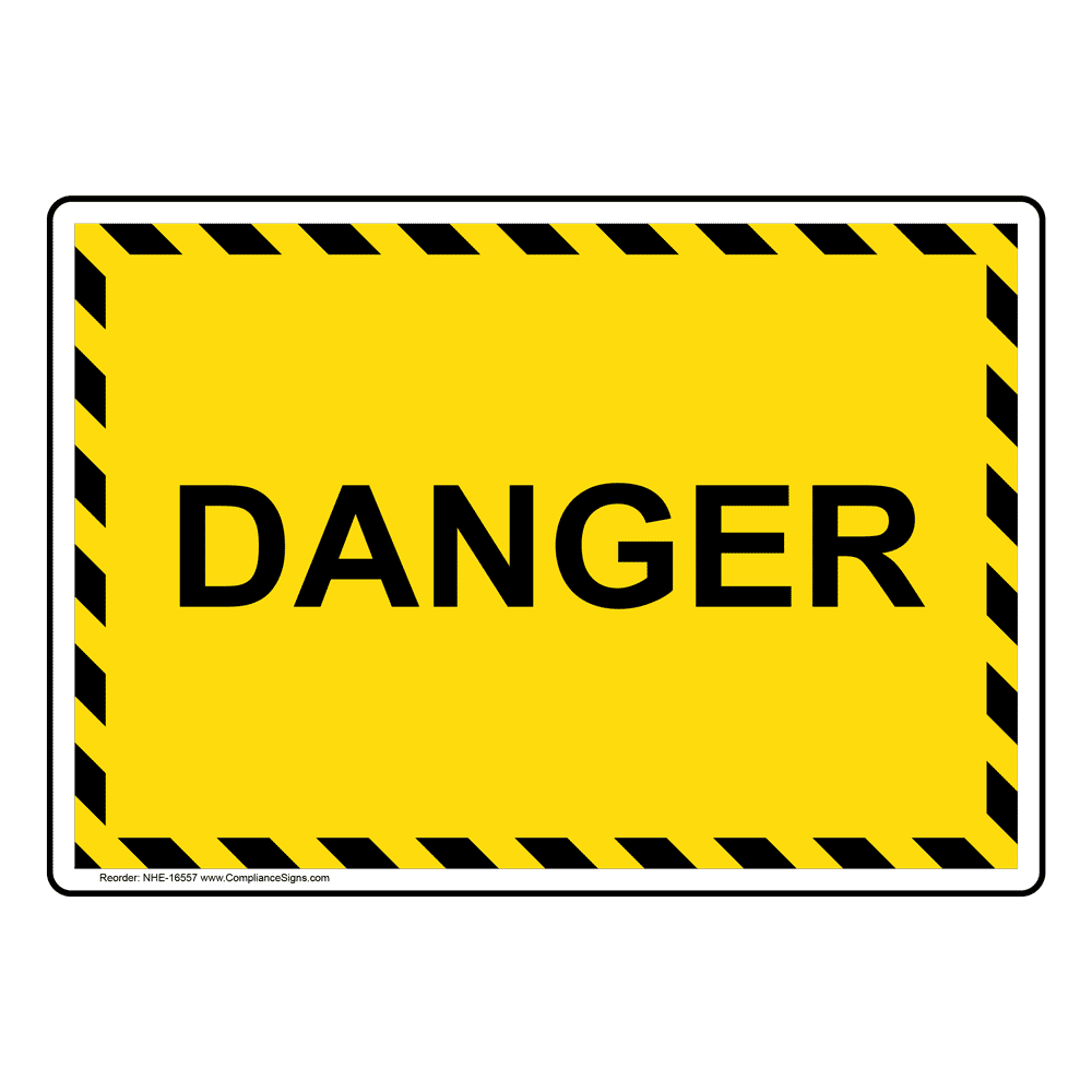 Machine Shop Safety Signs Danger