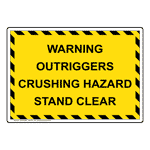 Industrial Notices - Crane Safety Signs and Labels