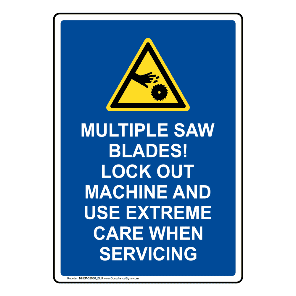 Saw Blade Safety Markings