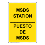 Chemical - MSDS / Right to Know Signs and Labels