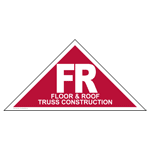 Fire/Emergency - Truss Construction Labels