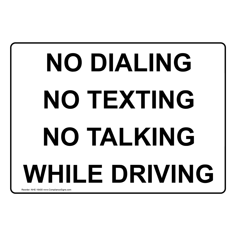 No Talking Sign Printable