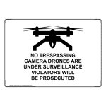 No Trespassing/Security - Security Camera Signs and Labels