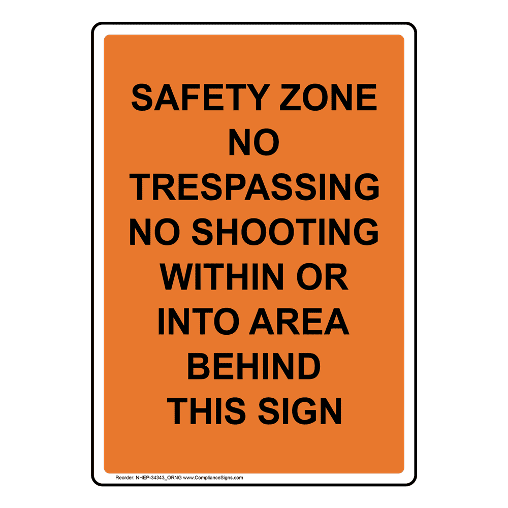 Funny Security Sign "No Shooting Within 500 Feet" Aluminum Sign - 8 ...
