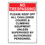 Parks/Recreation - Gym / Fitness Center Signs and Labels