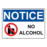 Alcohol Safety Signs from ComplianceSigns.com