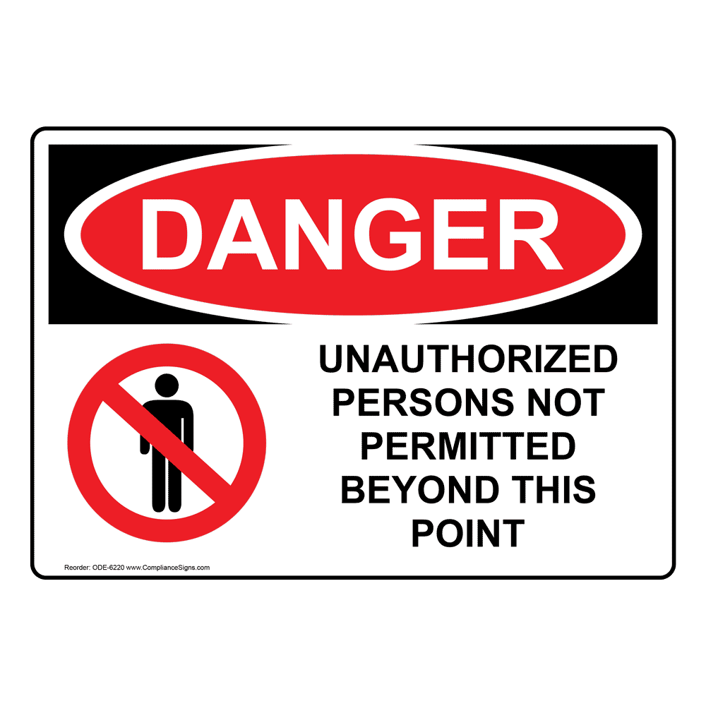 OSHA DANGER Mechanical Room No Unauthorized Access Sign ODE-8252 OSHA DANGER Mechanical Room No Unauthorized Access Sign ODE-8252