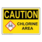 Chemical - Chlorine SDS Signs and Labels