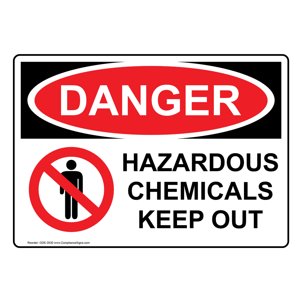 OSHA Acetic Acid Sign ODE-37250