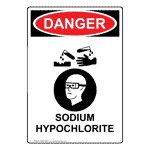 Chemical - Sodium Hypochlorite SDS Signs and Labels