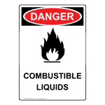 Chemical - Flammable/Combustible Signs and Labels