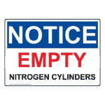 Chemical - Nitrogen SDS Signs and Labels